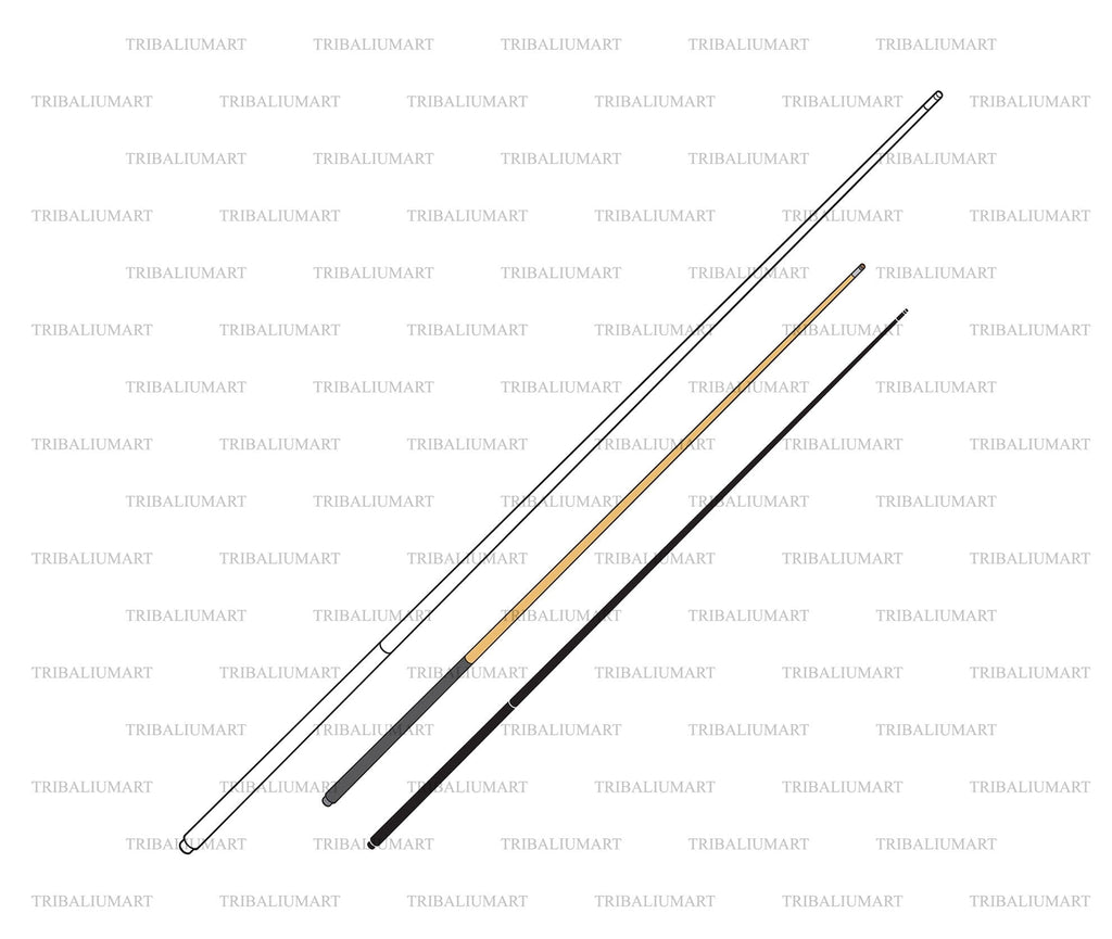Billiard Cue Stick. Pool Cue. Cut files for Cricut. Clip Art silhouette ...