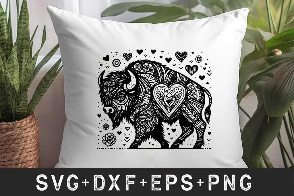 Bison SVG Bundle - So Fontsy