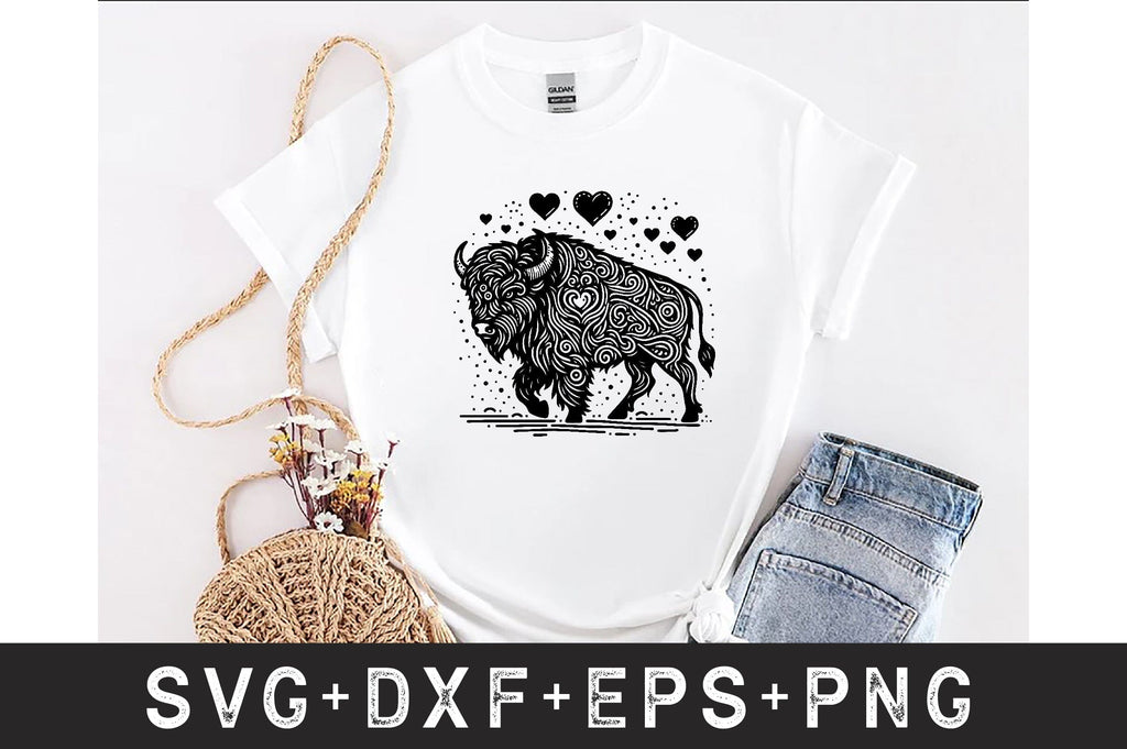 Bison SVG Bundle - So Fontsy