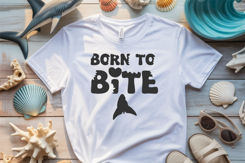 Bite This Shark Font | Funny Bite Font for Kids | Sea Life Ocean SVG ...