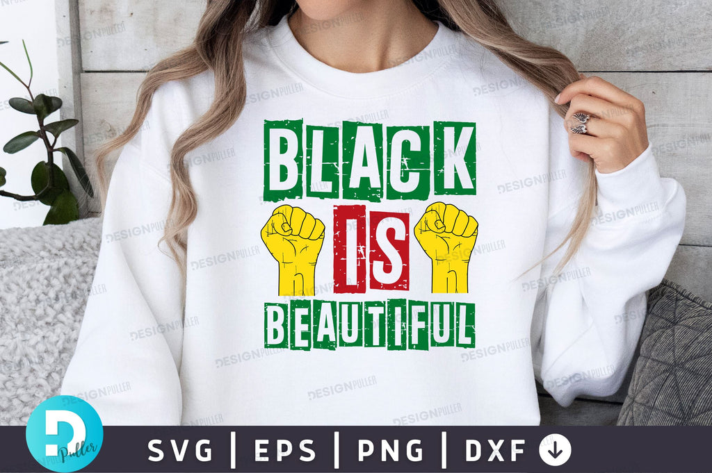 Black is beautiful SVG Design - So Fontsy