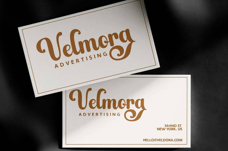 Black Vintage Script - So Fontsy