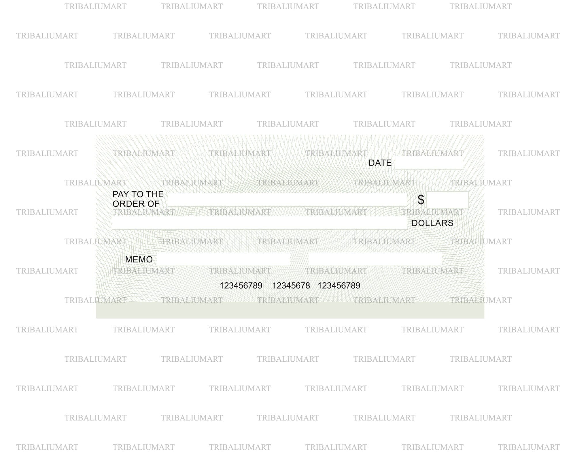 Blank check (business cheque design). Cut files for Cricut. Clip Art ...