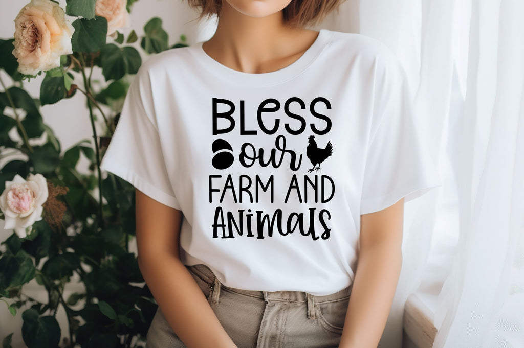 Bless our farm and animals SVG design - So Fontsy