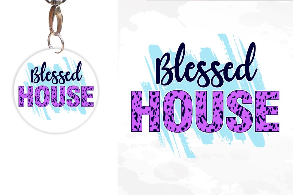 Blessed House SVG, Inspirational Quotes, Motivatinal Quote Sublimation ...