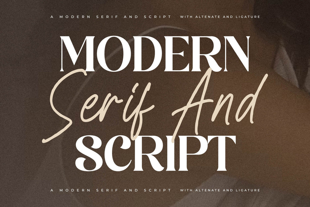 Blissful Heartlight Font Duo - So Fontsy