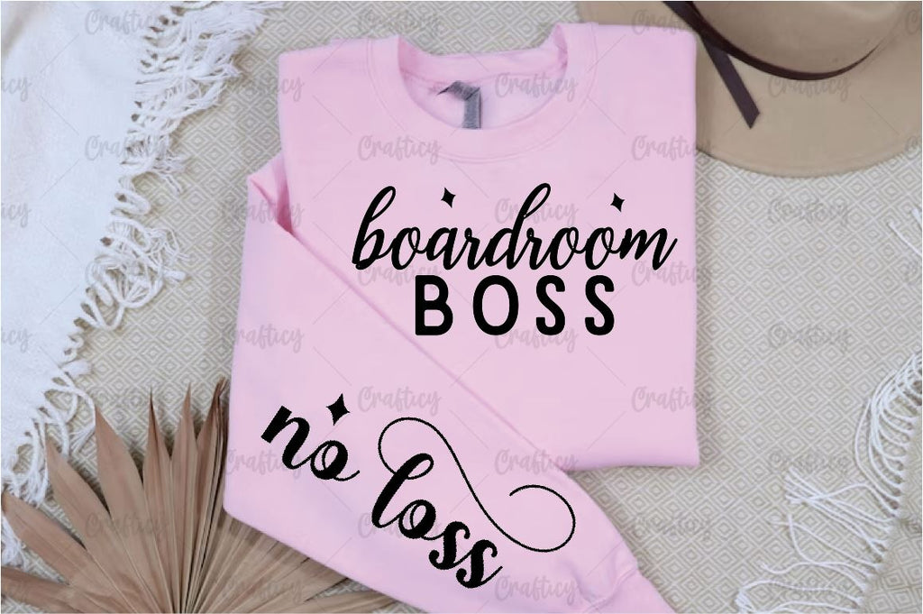 Boardroom boss Sleeve SVG Design - So Fontsy