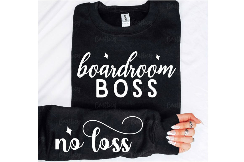 Boardroom boss Sleeve SVG Design - So Fontsy