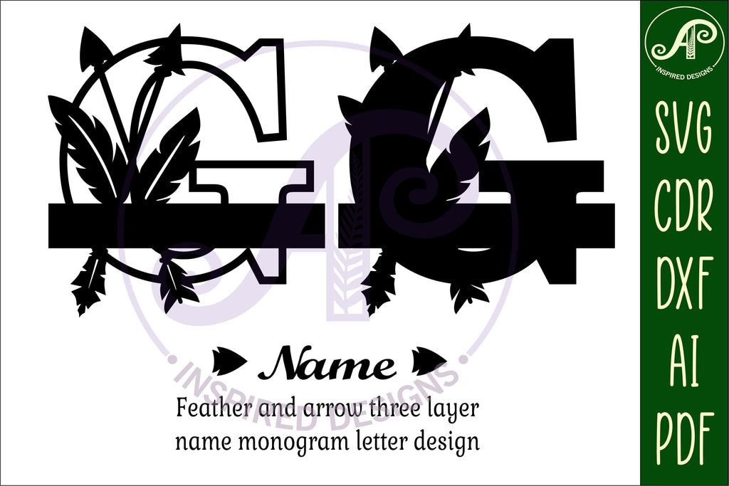 Boho Capital Monogram Letter G SVG - So Fontsy