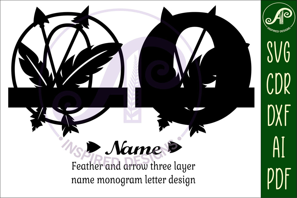 Boho Capital Monogram Letter O SVG - So Fontsy