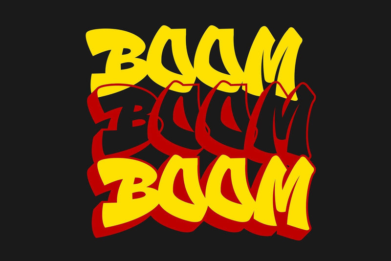 Bold Streak - Layered Graffiti Font - So Fontsy