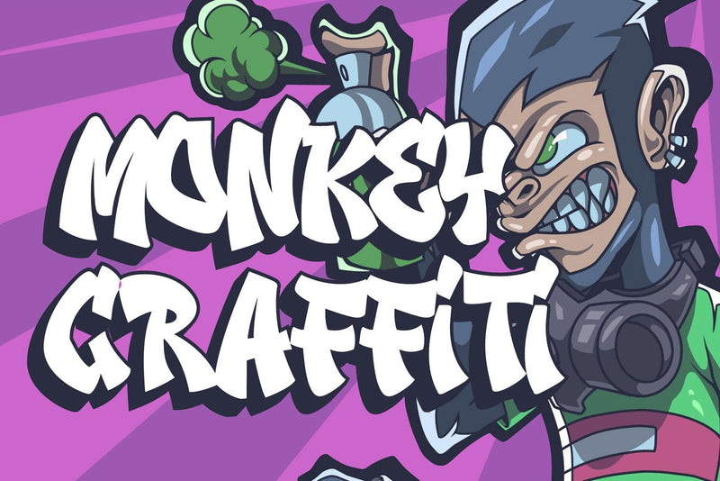 Bold Streak - Layered Graffiti Font - So Fontsy