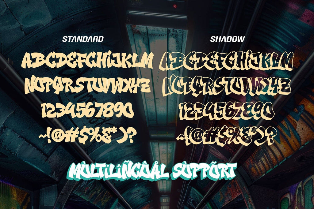 Bold Streak - Layered Graffiti Font - So Fontsy