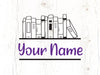 Book Monogram svg - So Fontsy