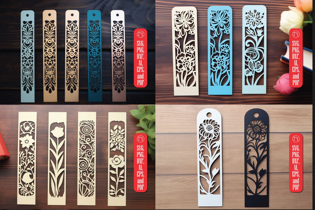 Bookmark Laser Cut SVG Bundle - So Fontsy