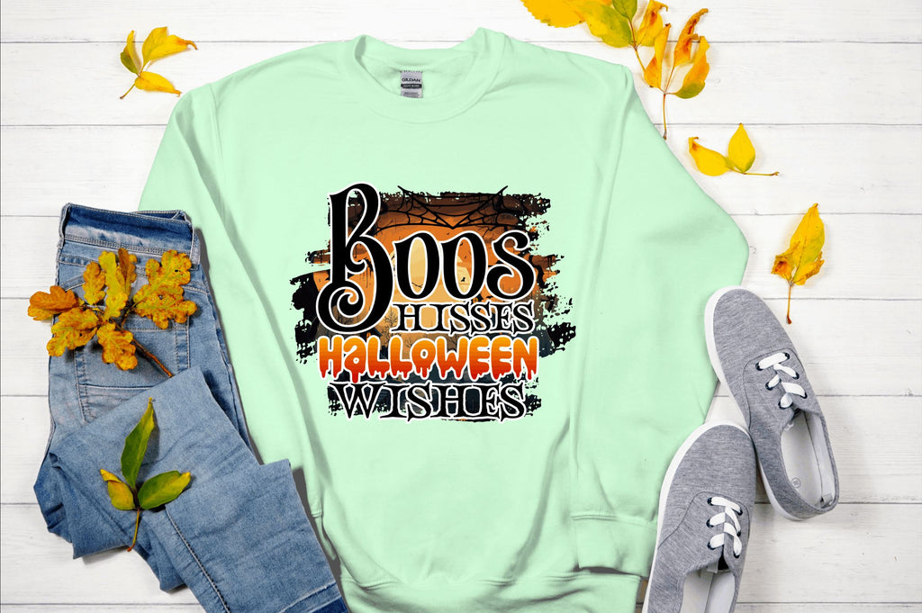 Boos hisses halloween Sublimation Design - So Fontsy