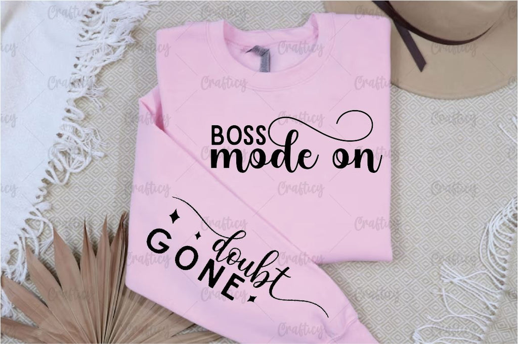 Boss mode on Sleeve SVG Design - So Fontsy