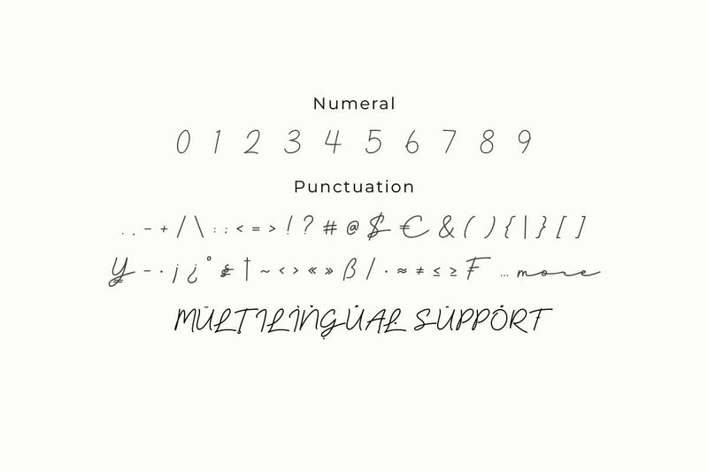 Bountelan - Script Monoline Font - So Fontsy