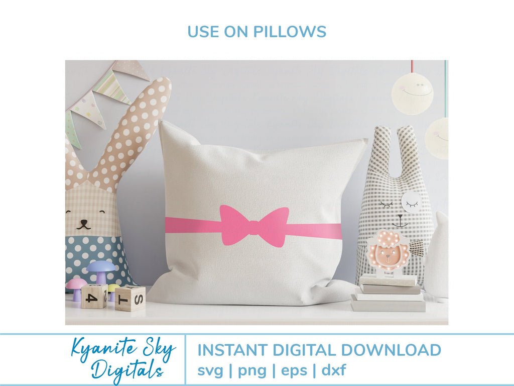 Bow Borders Dividers SVG Bundle cute ribbon borders with bows - So Fontsy