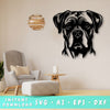 Boxer Dog Laser SVG Cut File, Boxer Glowforge File, Boxer DXF, Boxer ...