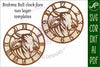 Brahma bull wall clock laser cut files, SVG file. vector - So Fontsy