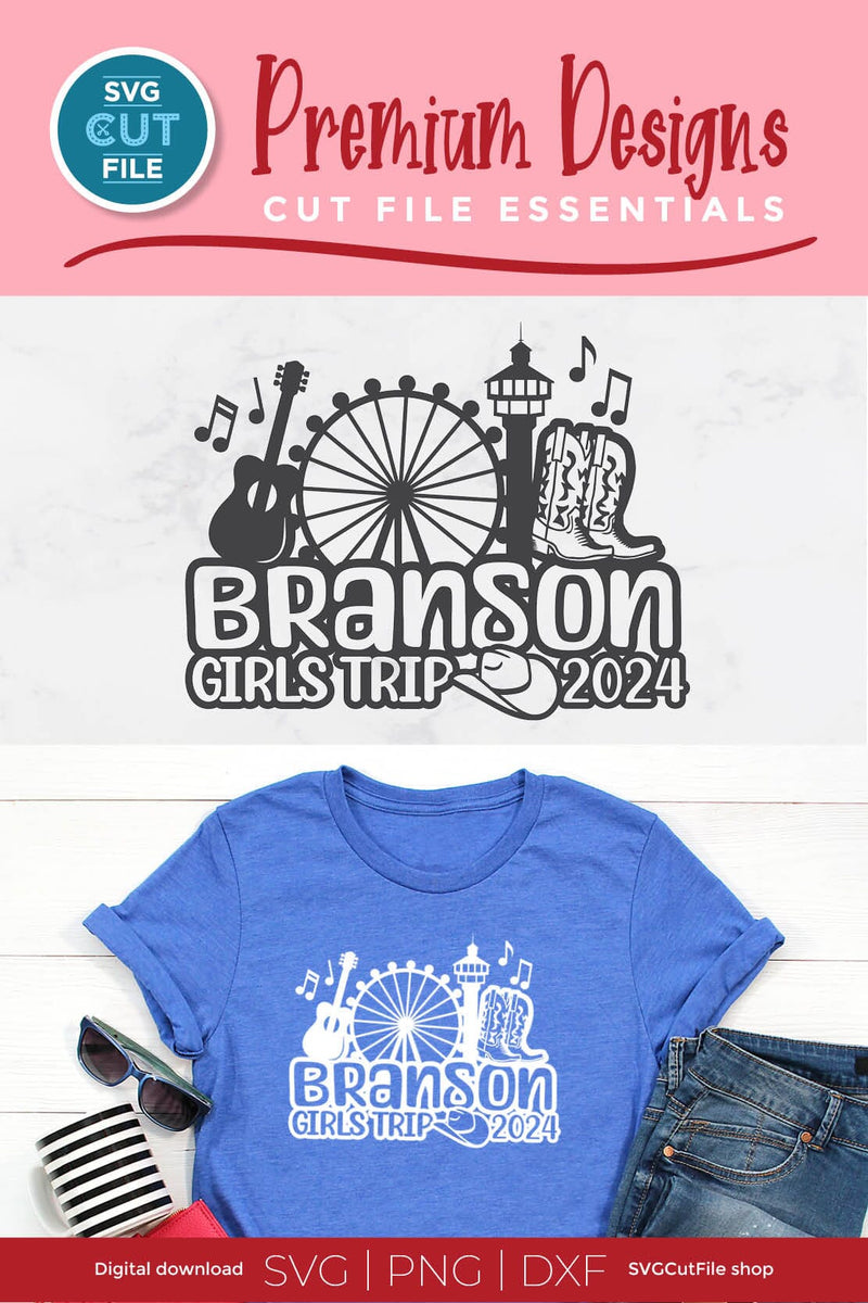 Branson Girls Trip svg, 2024 Branson MO svg-Girls vacation with Friends ...