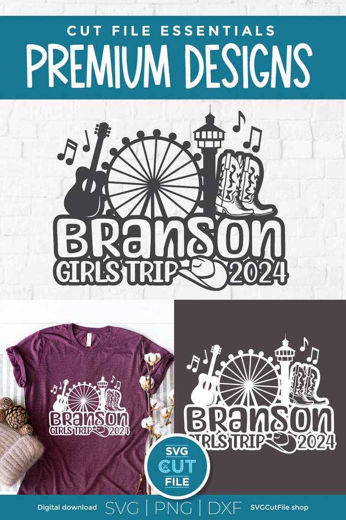 Branson Girls Trip svg, 2024 Branson MO svg-Girls vacation with Friends ...