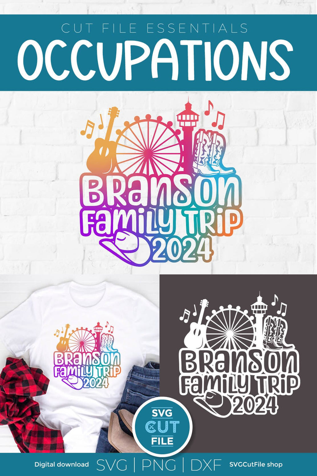 Branson svg, 2024 Branson MO Family Trip SVG - So Fontsy