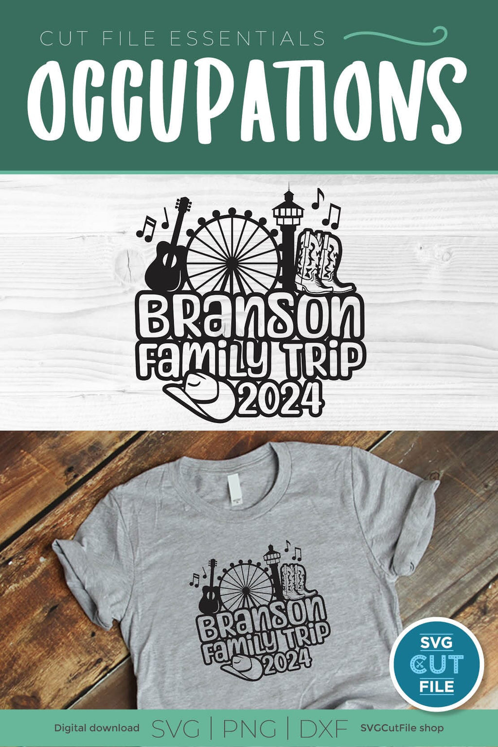 Branson svg, 2024 Branson MO Family Trip SVG - So Fontsy