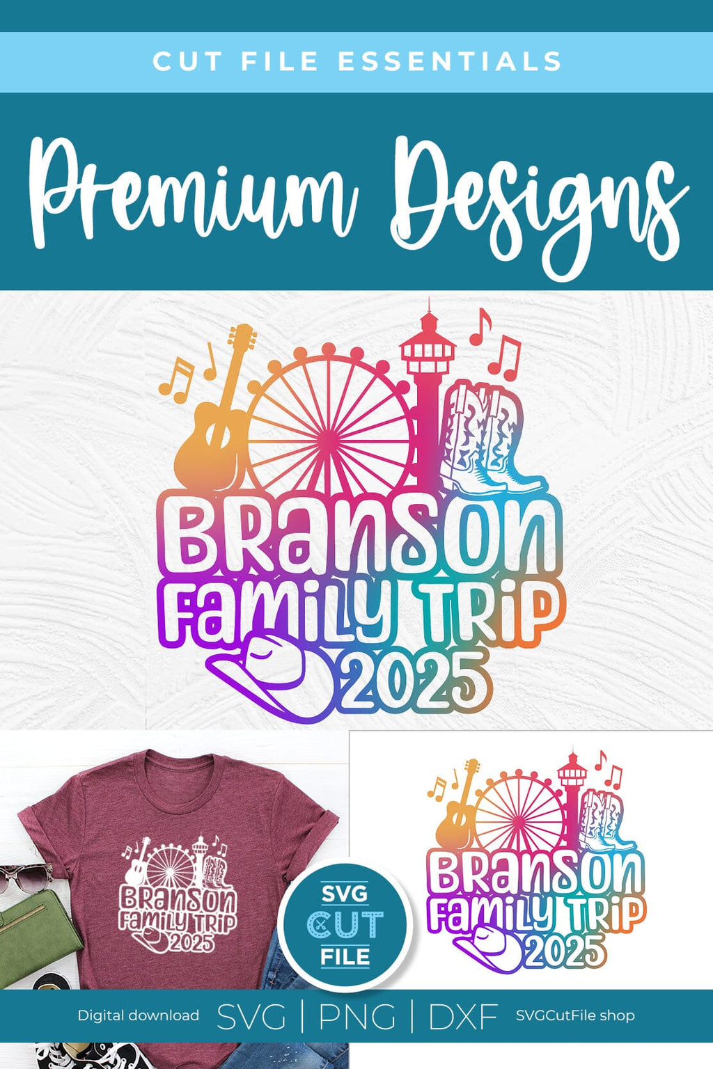 Branson svg, 2025 Branson MO Family Trip SVG - So Fontsy