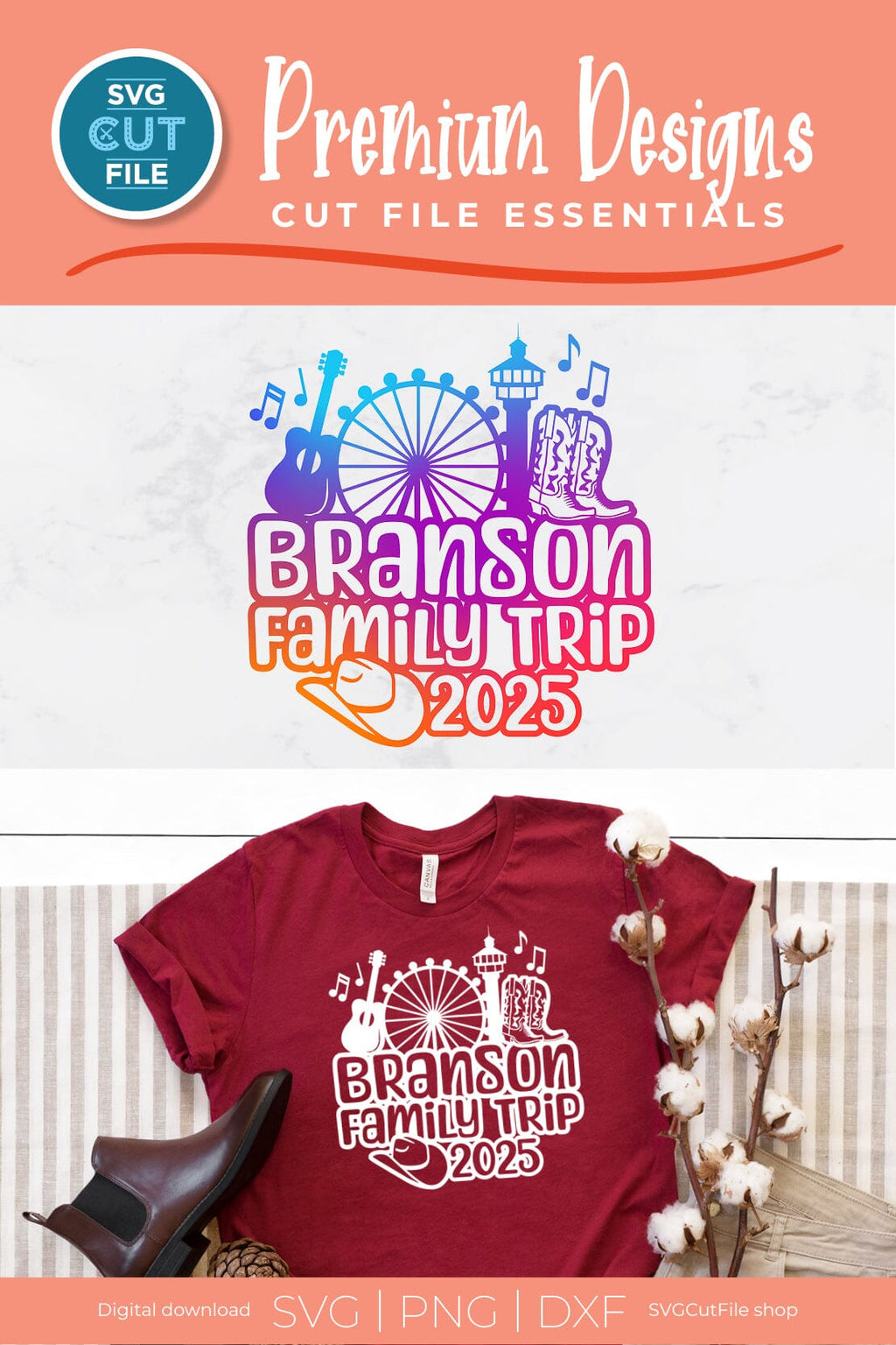 Branson svg, 2025 Branson MO Family Trip SVG - So Fontsy