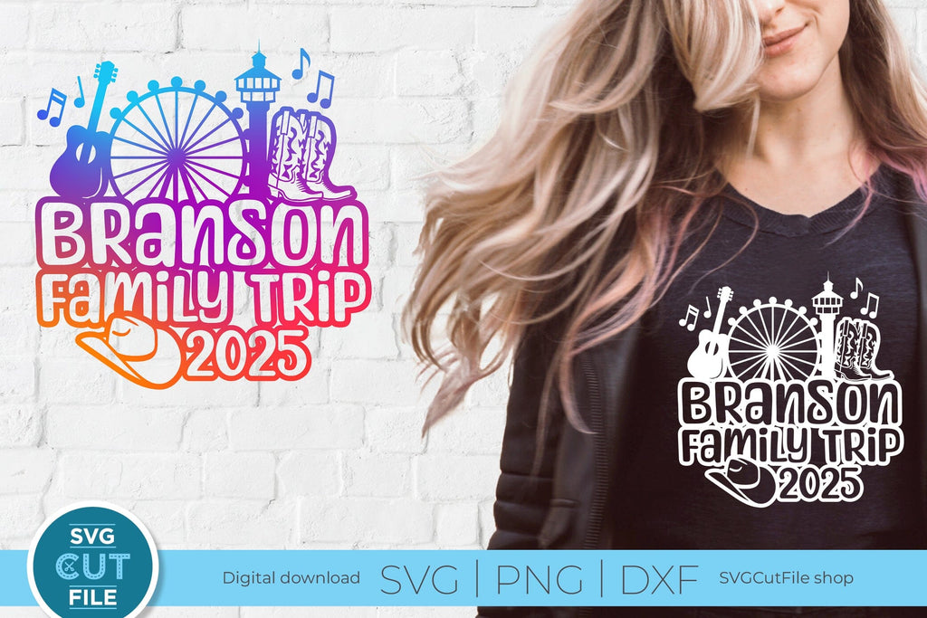 Branson svg, 2025 Branson MO Family Trip SVG - So Fontsy