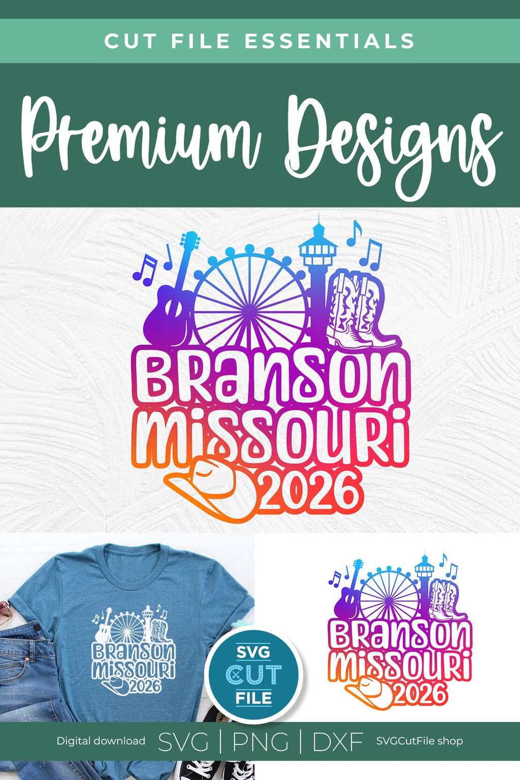 Branson svg, 2026 Branson MO Family Trip SVG - So Fontsy