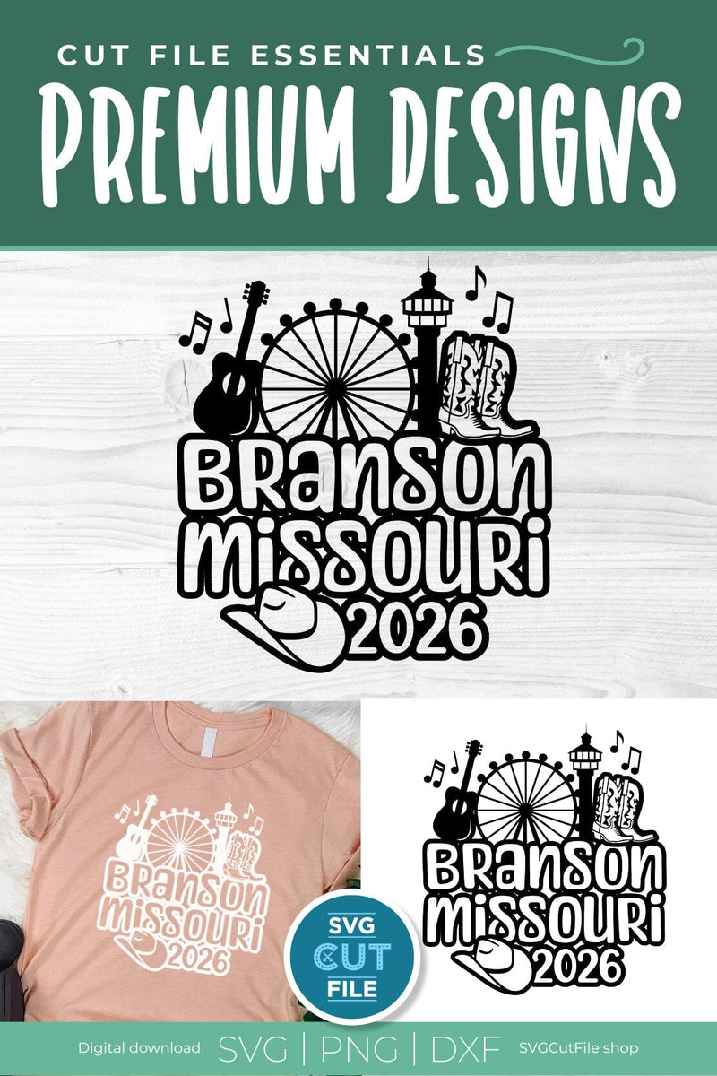 Branson svg, 2026 Branson MO Family Trip SVG - So Fontsy