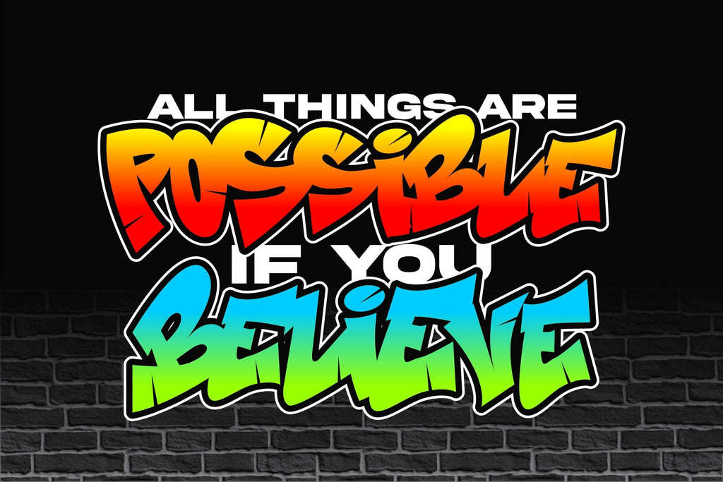 Brick Edgie - Powerful Graffiti Font - So Fontsy