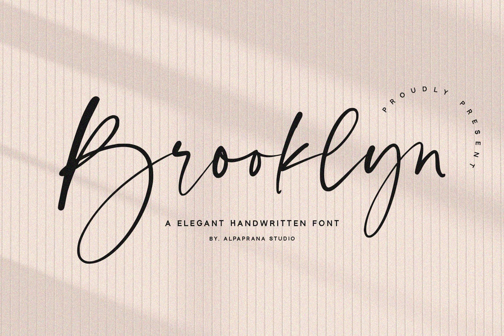 Brooklyn - Handwritten Font - So Fontsy