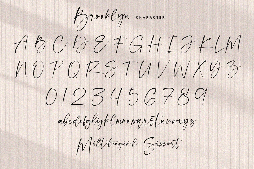 Brooklyn - Handwritten Font - So Fontsy