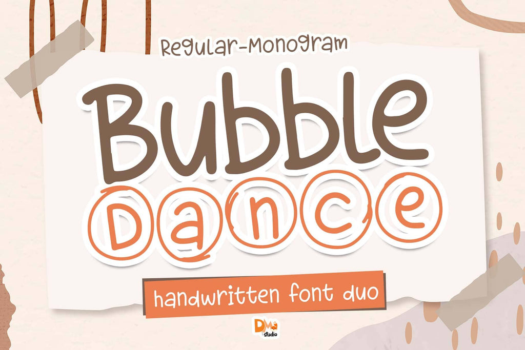Bubble Dance Font - So Fontsy