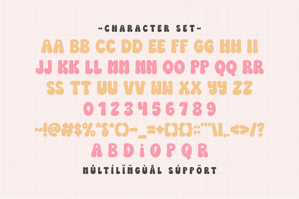 Bubble Vibes - Retro Bubble Font - So Fontsy