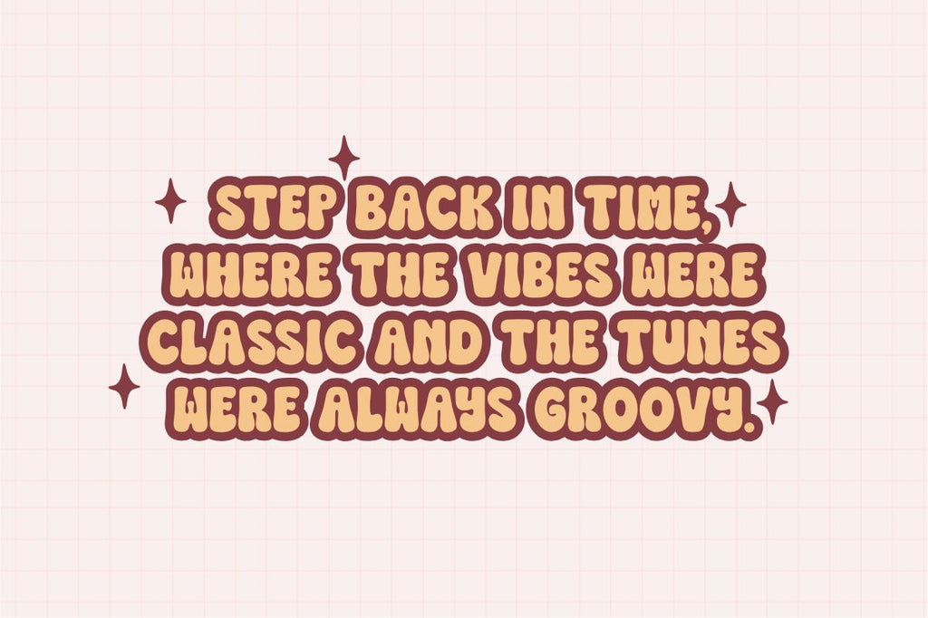 Bubble Vibes - Retro Bubble Font - So Fontsy