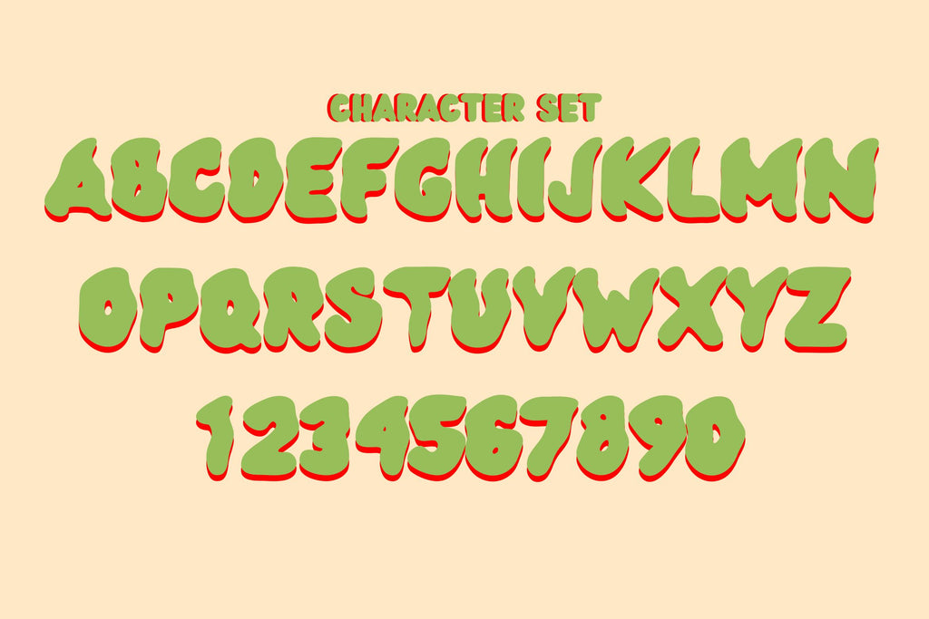 Bubble Wavy Font - So Fontsy