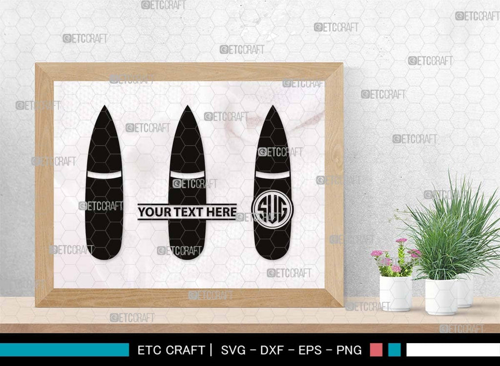 Bullet Monogram, Bullet Silhouette, Bullet SVG, Guns Svg, Gun Round Svg ...