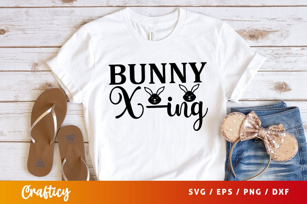 Bunny x-ing SVG Design - So Fontsy