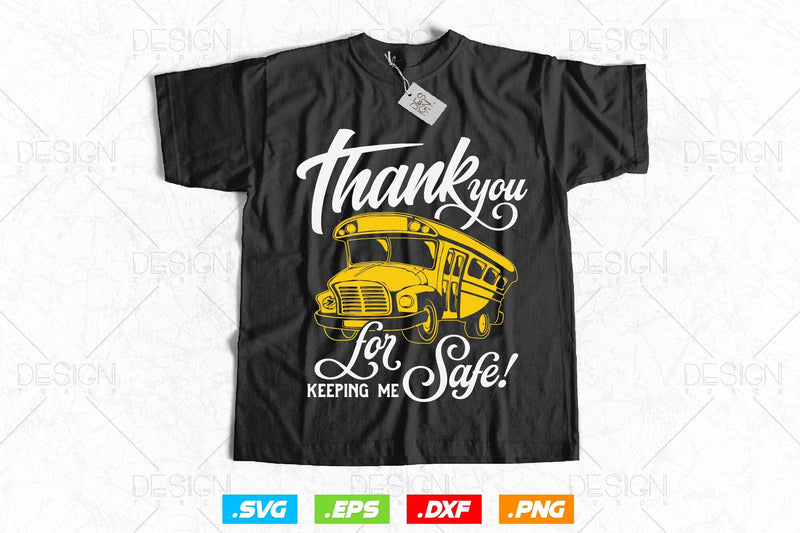 Bus Driver Thank You for Keeping Me Safe Svg Png, Father's Day Svg ...