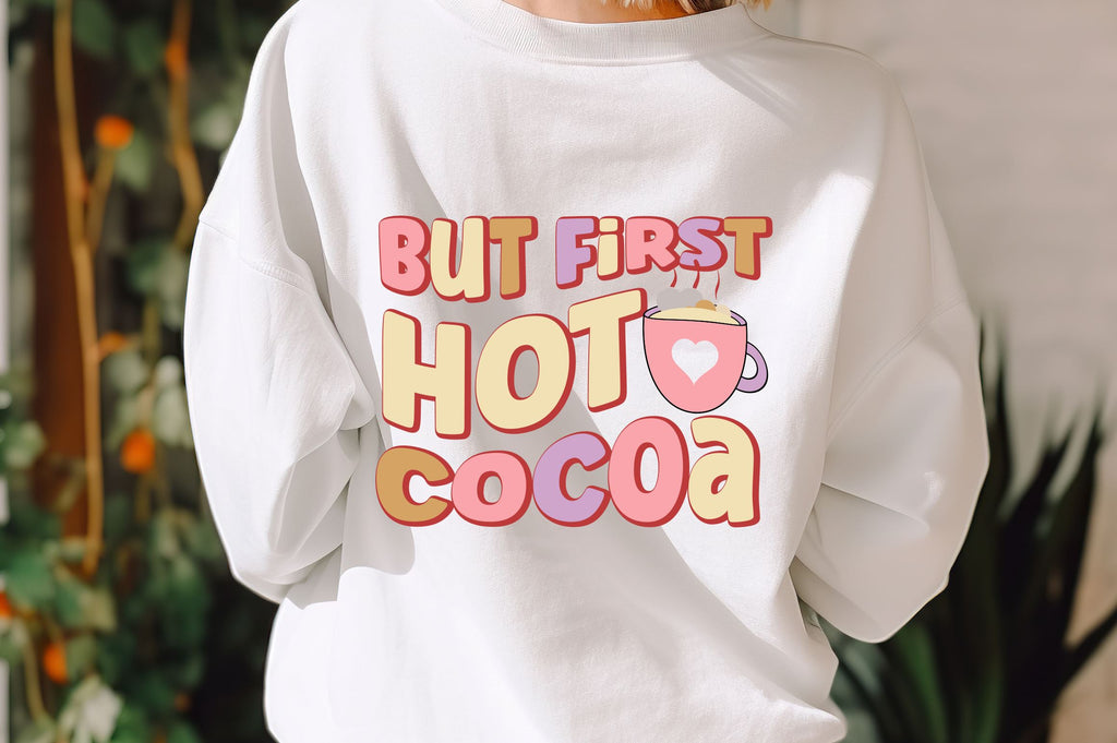 But first hot cocoa svg Design - So Fontsy