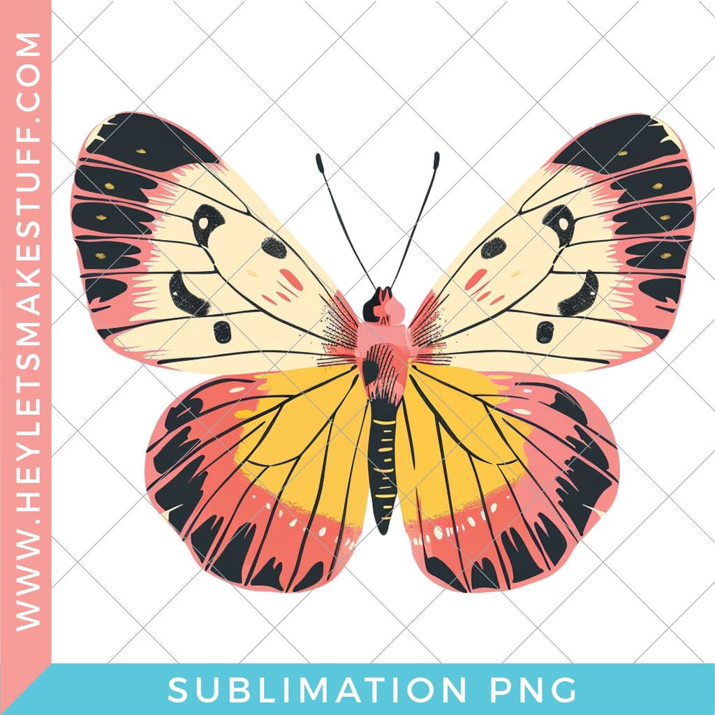 Butterfly 3 - Sublimation - So Fontsy
