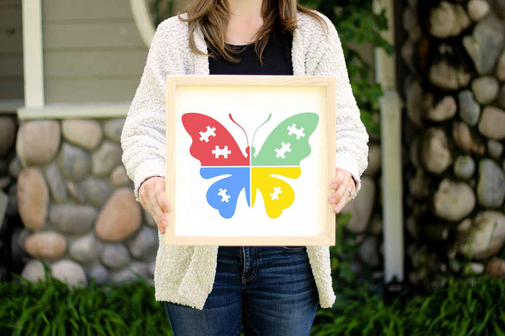 Butterfly autism svg design - So Fontsy