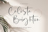 Calista Brighton - Handwritten Script Font - So Fontsy