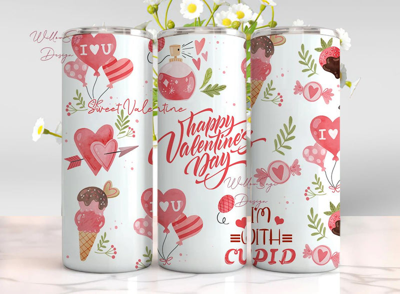 Can Cooler Wrap, Valentine's Day, Smell Of Love, Sweet Valentine, Cupid ...