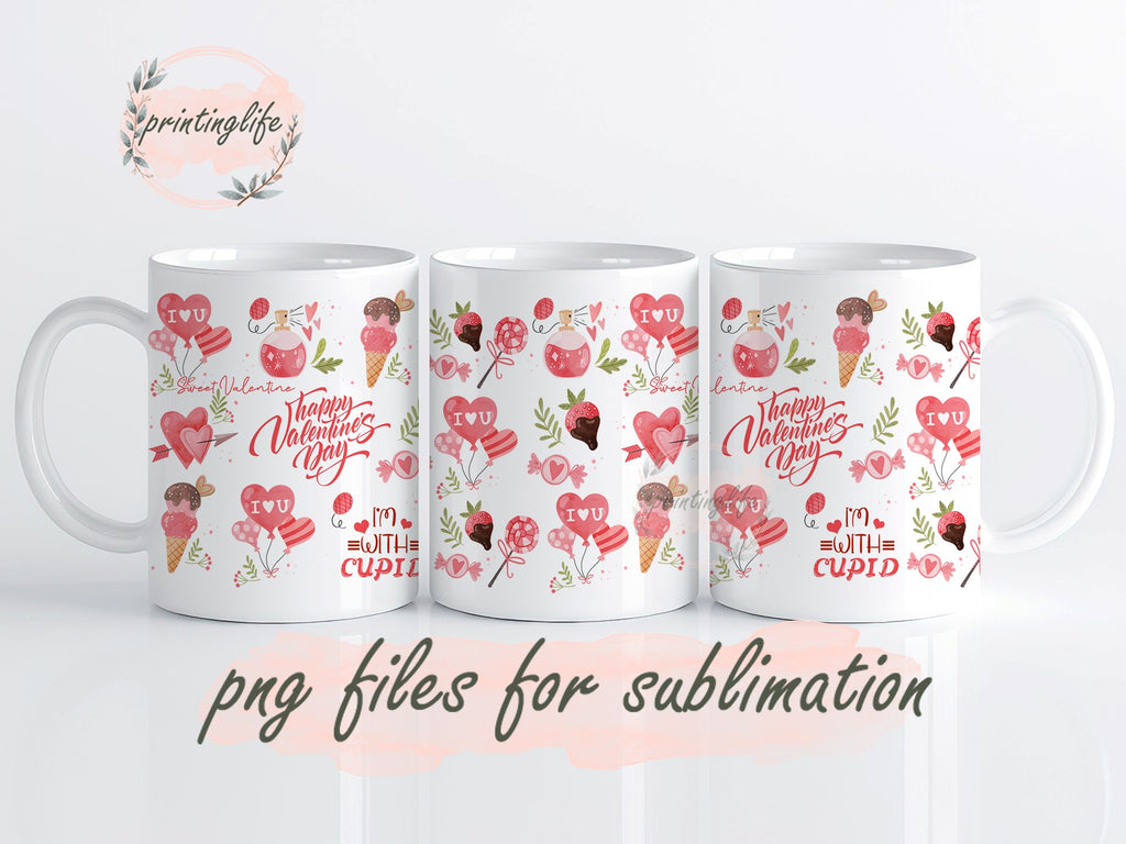 Can Cooler Wrap, Valentine's Day, Smell Of Love, Sweet Valentine, Cupid ...
